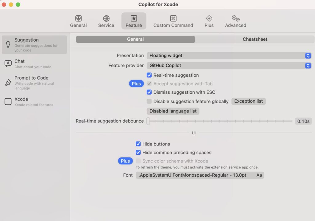 Copilot for Xcodeの導入方法と出来ること｜海洋のBLOG